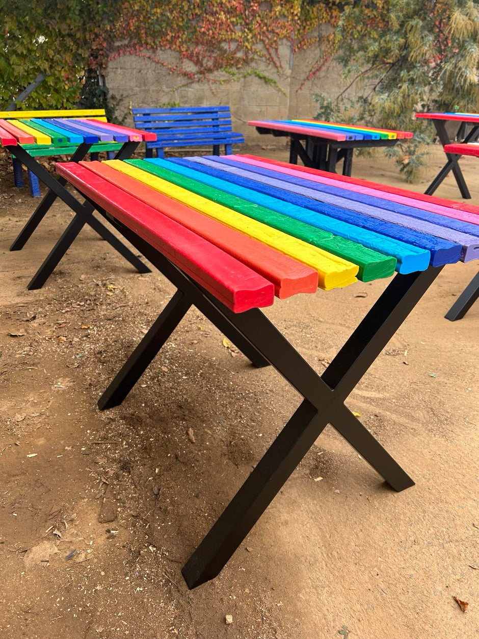 Rainbow Kindness Bench – Lids4Kids